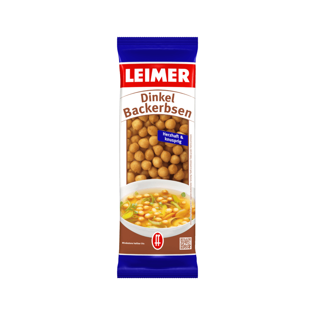 LEIMER Dinkel Backerbsen - Suppeneinlagen - Produkte - Leimer Website